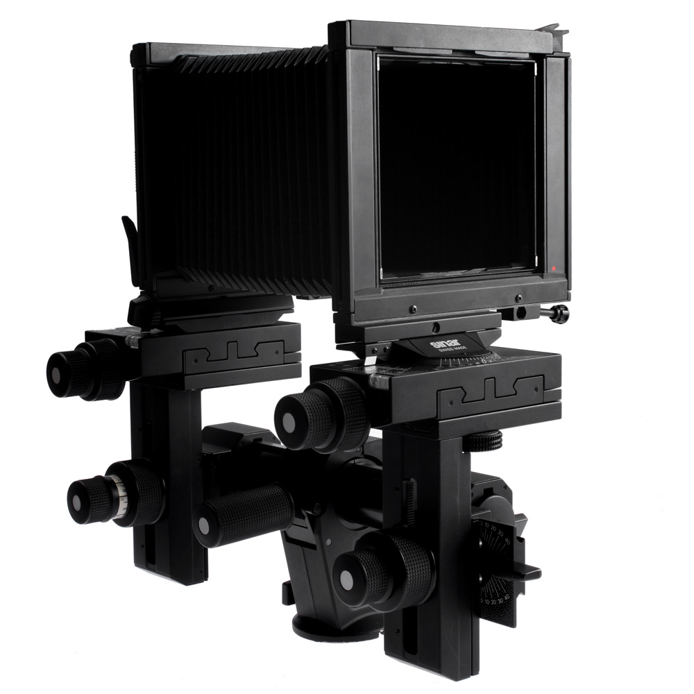 SINAR P2 4x5 STUDIO MONORAIL VIEW CAMERA LARGE FORMAT W RAIL CLAMP 2 ...